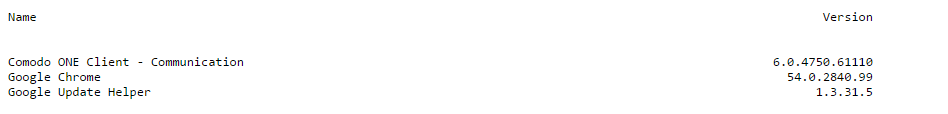 Installed software list - Automation Scripts - Library - (ITarian will ... Installed software list - Automation Scripts - Library - (ITarian will ...